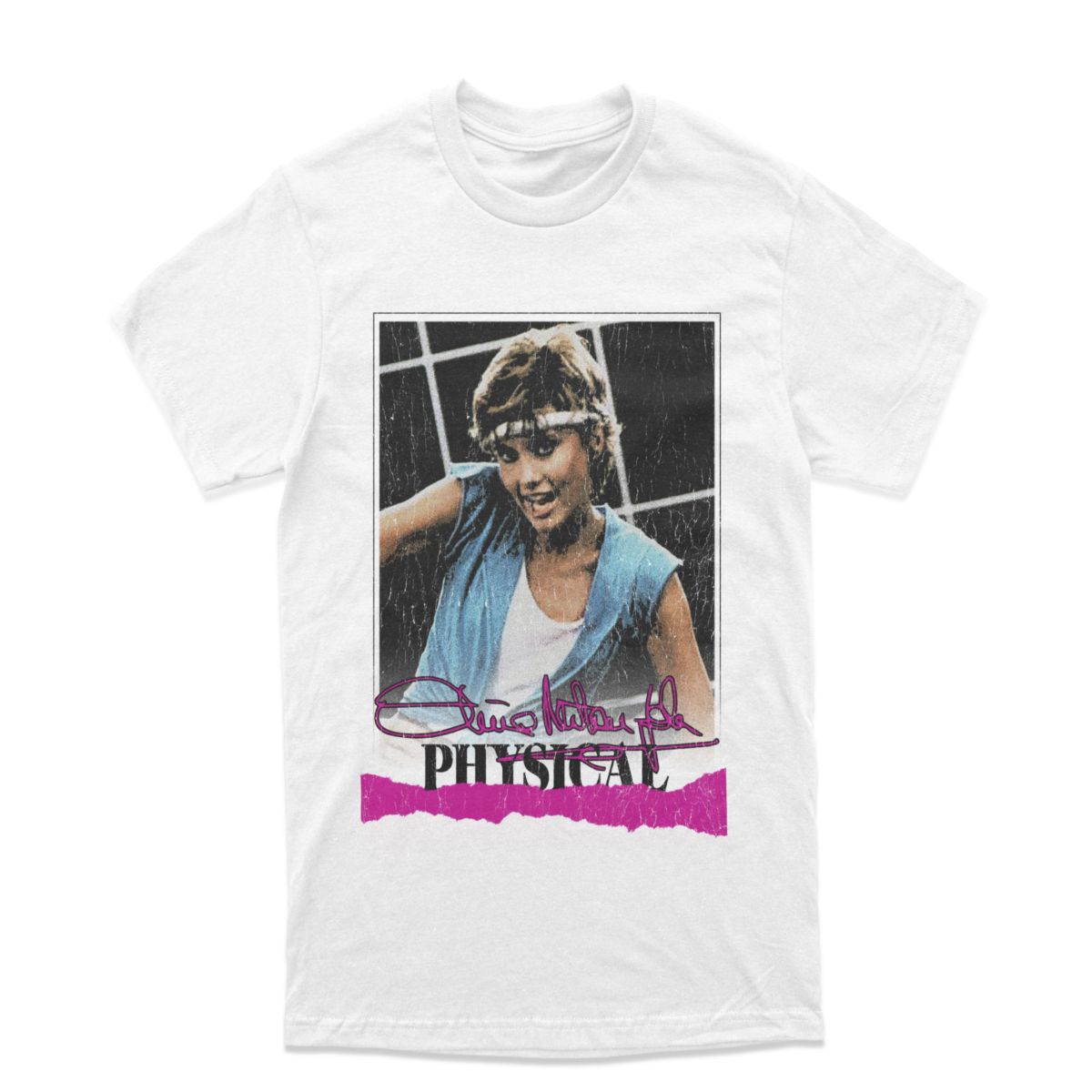 Textures Photo T-Shirt or Longsleeve – Olivia Newton-John Boutique